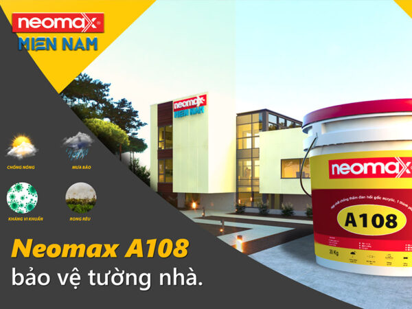Neomax A108 Sơn chống thấm đàn hồi cao cấp gốc Acrylic